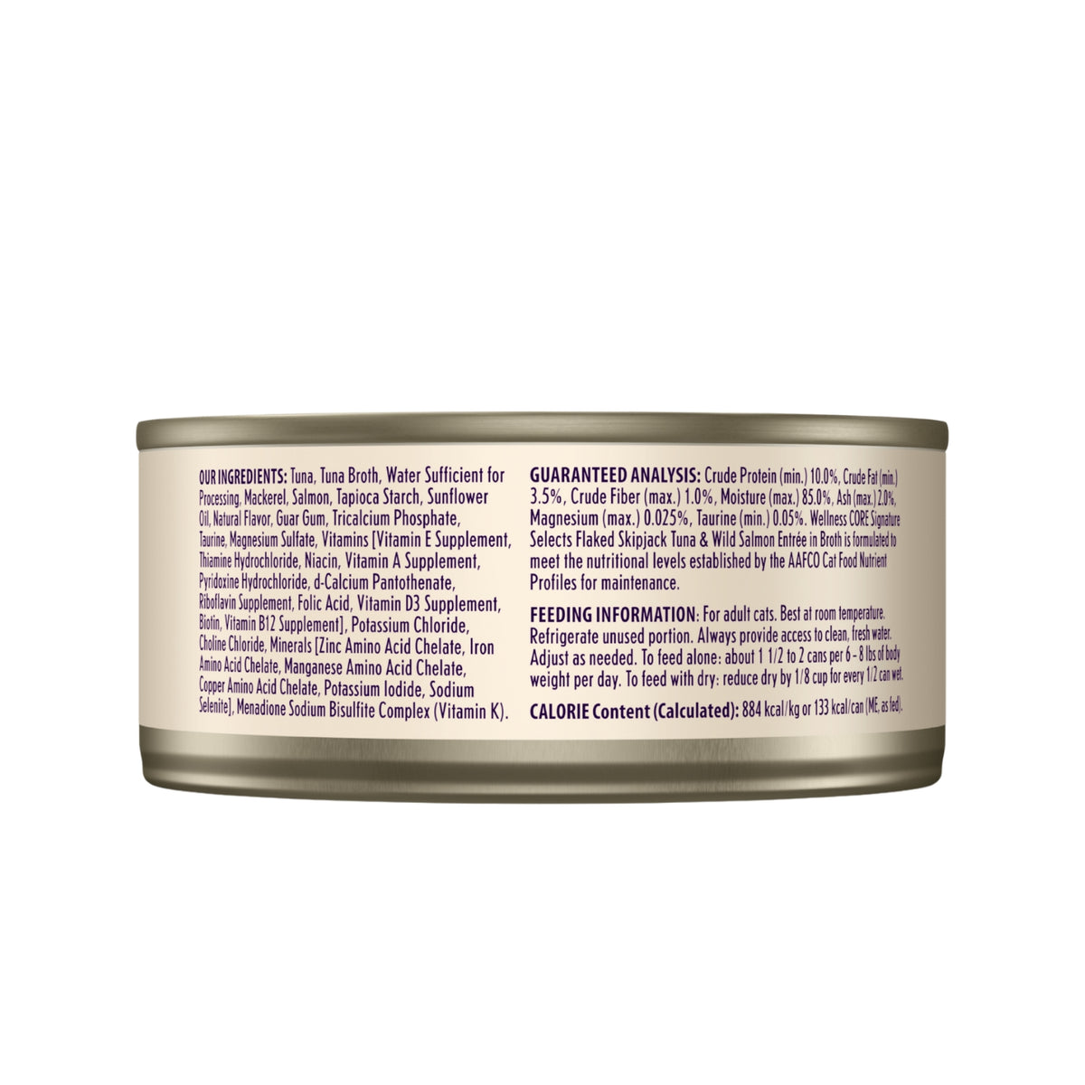 Wellness CORE Signature Selects Grain-Free Flaked Skipjack Tuna & Wild ...