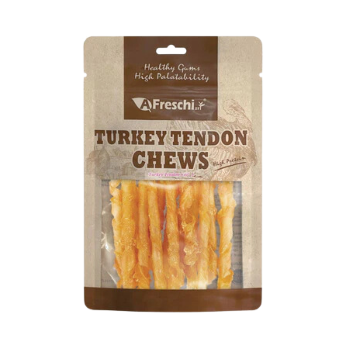 Afreschi Turkey Tendon Coil (Large) 80g – Pets' Station