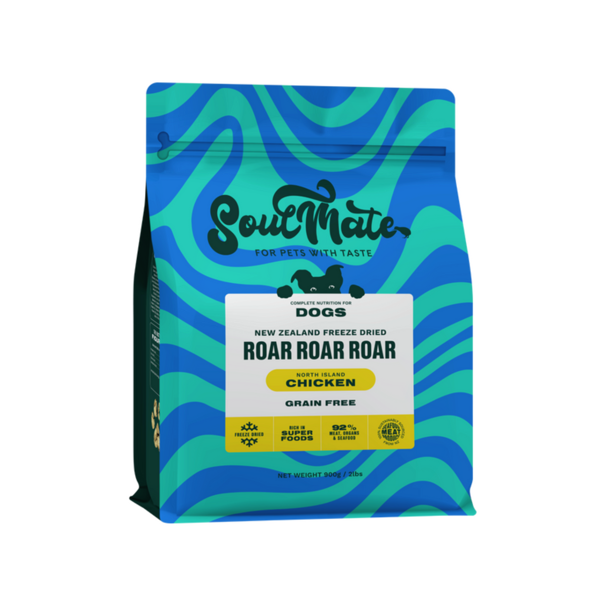 SoulMate Roar Roar Roar North Island Chicken Freeze Dried Dog Food ...