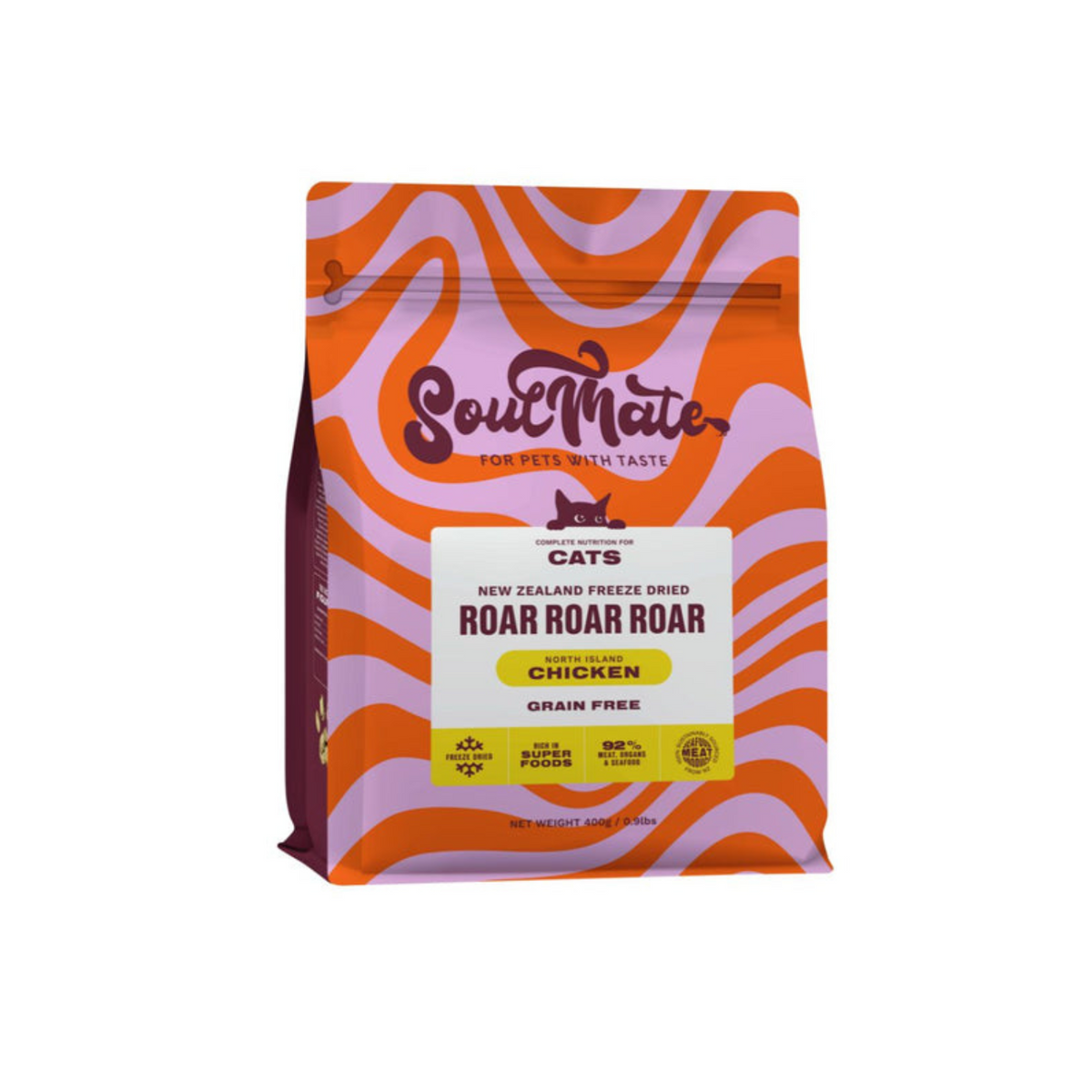 SoulMate Roar Roar Roar North Island Chicken Freeze Dried Cat Food ...