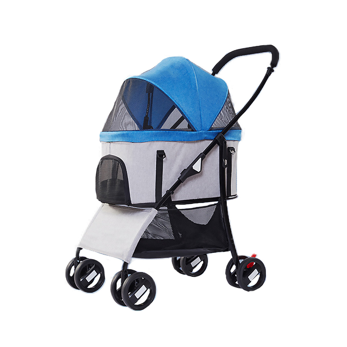 Hapair Folding 4-Wheeled Detachable Stroller – Pets' Station