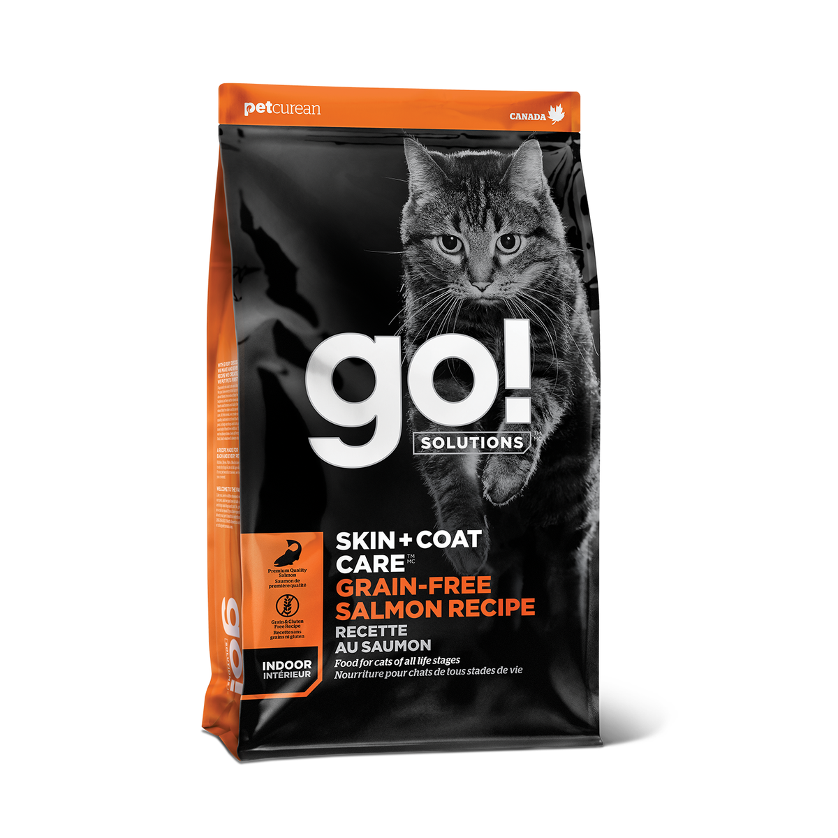 Go! Solution Skin + Coat Care Grain Free Salmon Recipe Cat Dry Food ...