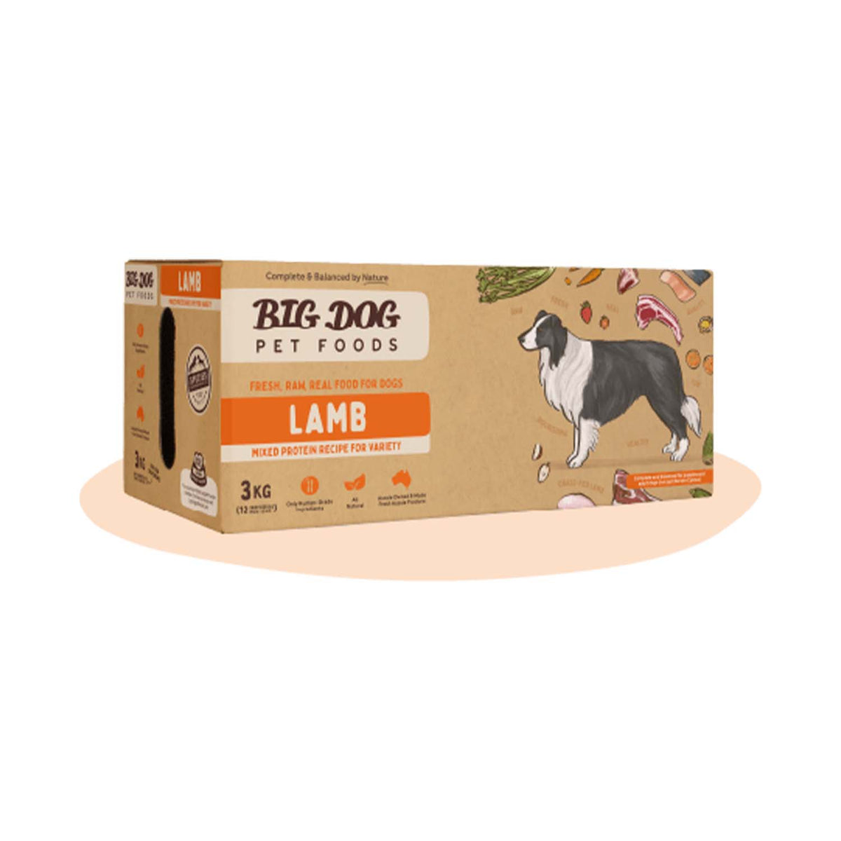 Big Dog Beef Barf Frozen Raw Dog Food – Pets' Station