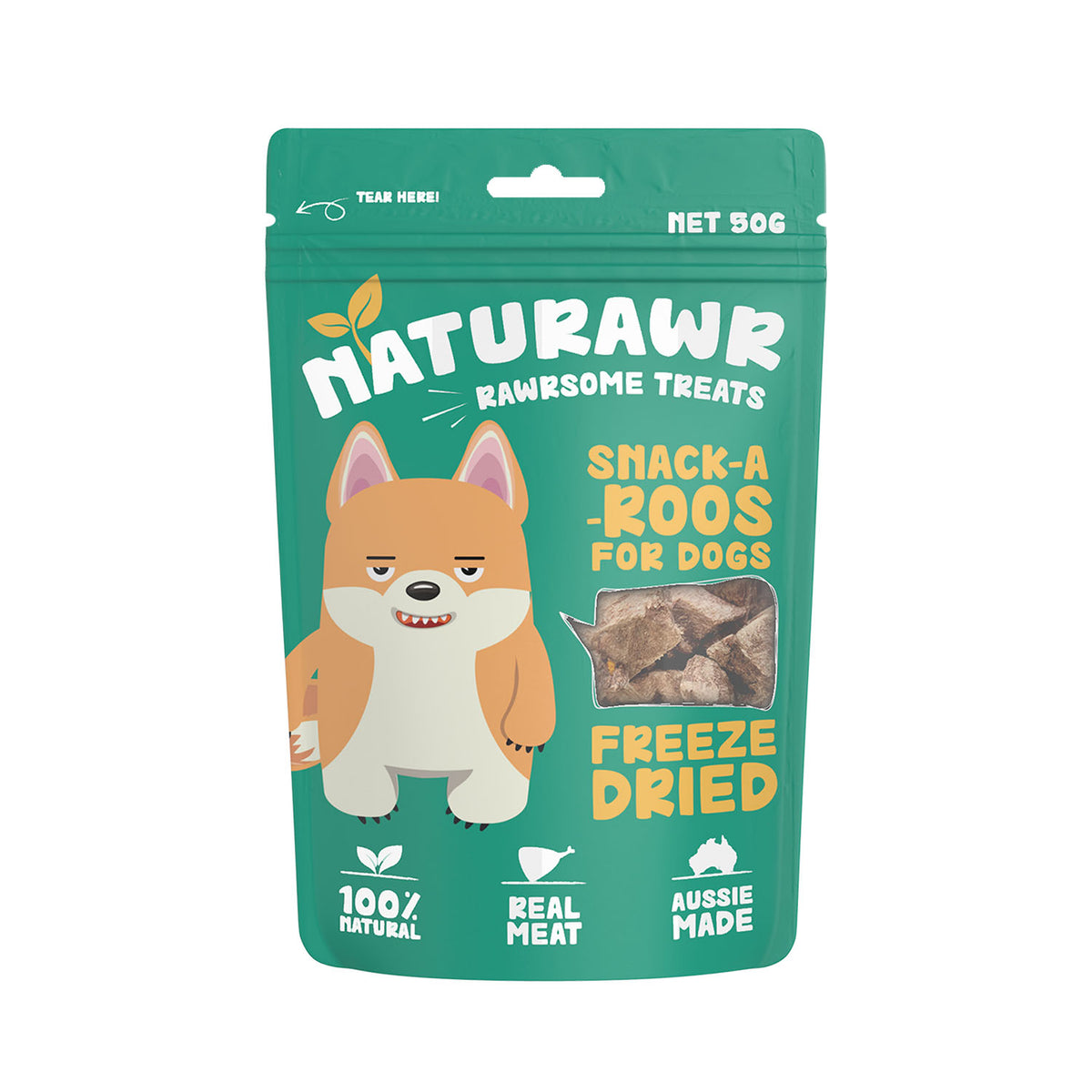 Naturawr Snack-A-Roo Freeze Dried Dog Treat – Pets' Station