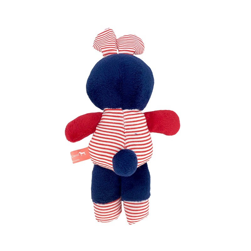 Amy & Carol Striped Rabbit Squeaky Toy – Pets' Station