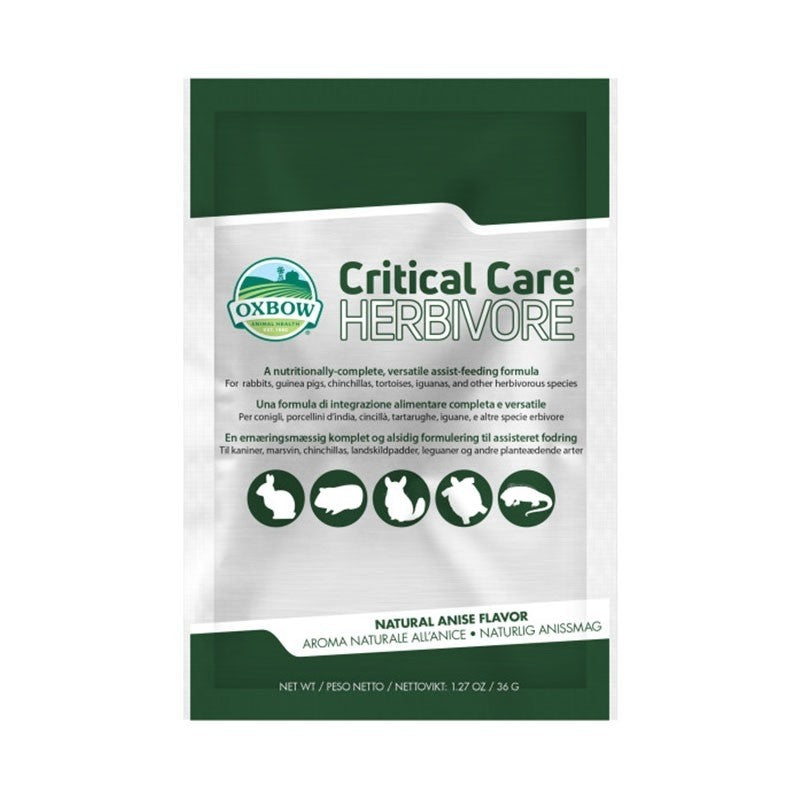 Oxbow Critical Care Herbivore Natural Anise Flavour Recovery Small Pet ...