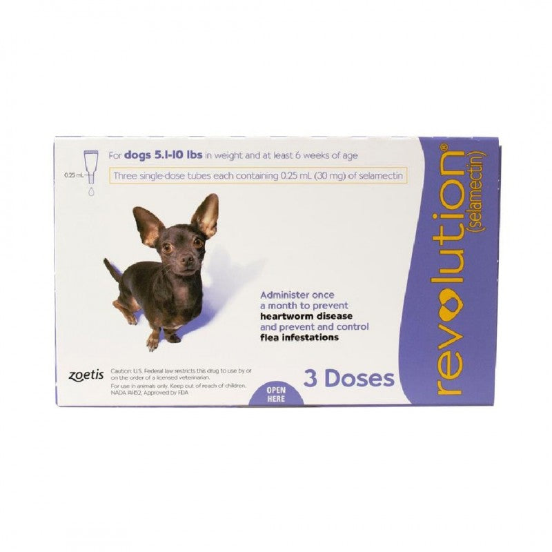 Revolution For Dogs 2.6kg - 5kg (Purple) Dog Medication – Pets' Station